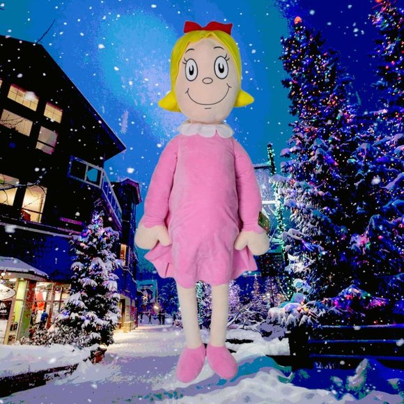 Dr. Seuss | Holiday | Cindy Lou Who 48 Inch Tall Jumbo Plush The Grinch ...